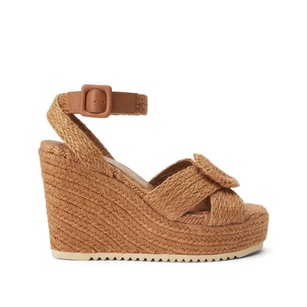 Matisse Kai Platform Wedges In Honey Color - Gem